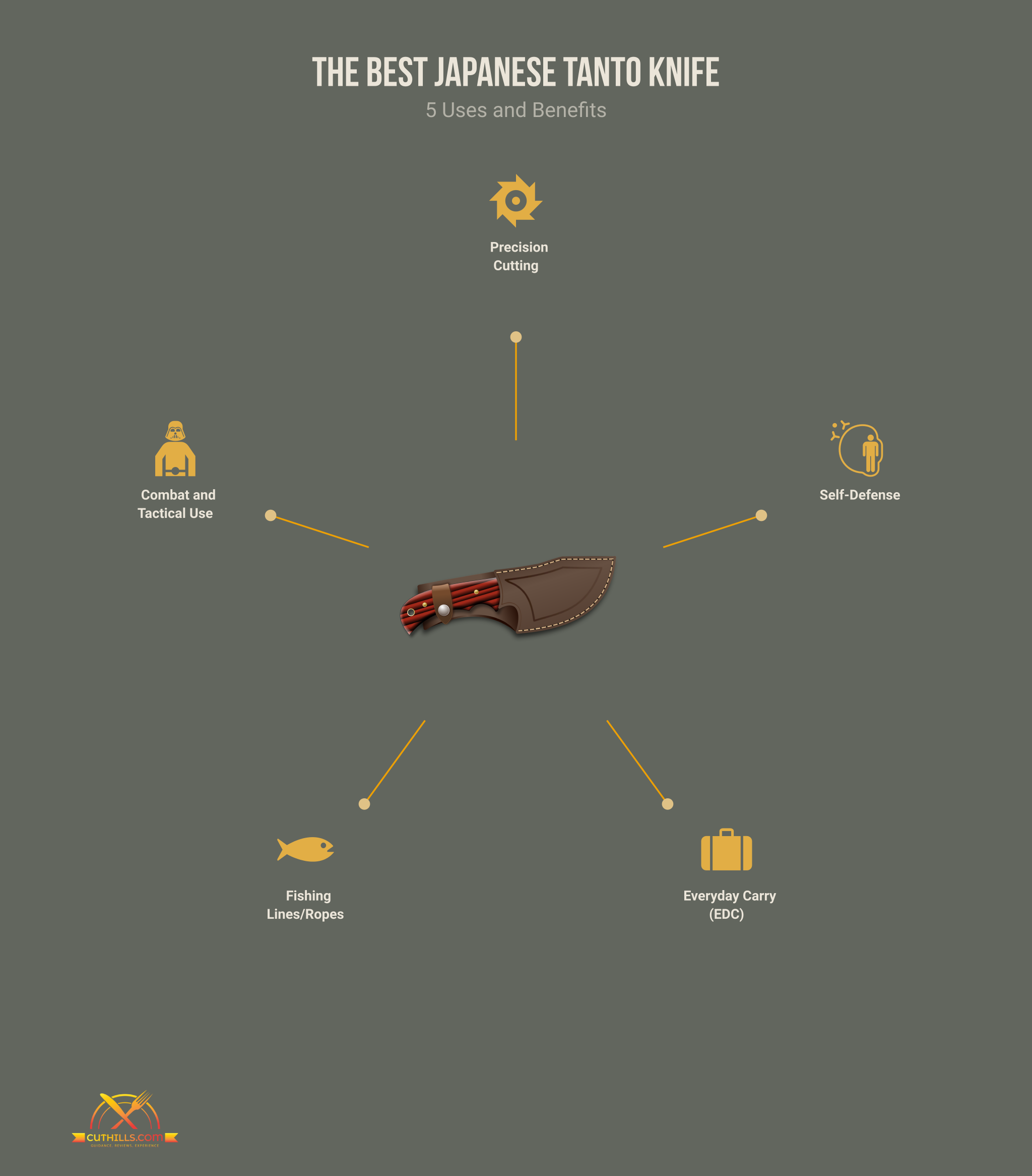 The Best Japanese Tanto Knife for Your Needs - CutHills.com